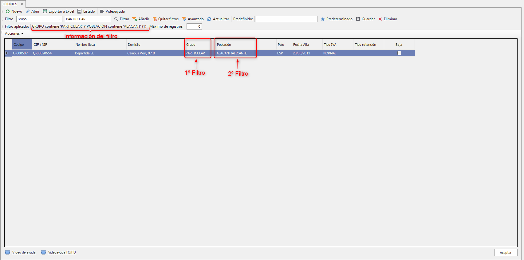 Aprende a filtrar tus datos – Gespoint Academy